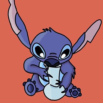 "Stitch smoking" Sticker for Sale by Acefrogs | Redbubble
