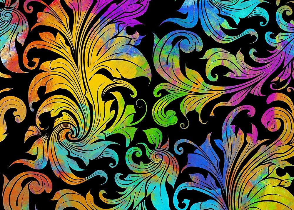 "Multi Color Abstract Pattern IV" by RickyBarnard | Redbubble