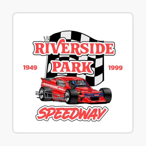 "Riverside Park Speedway Vintage Design " Sticker for Sale by Etikett ...
