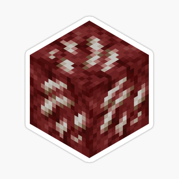 "Nether Quartz Block Minecraft Block Icon" Sticker for Sale by Marek ...