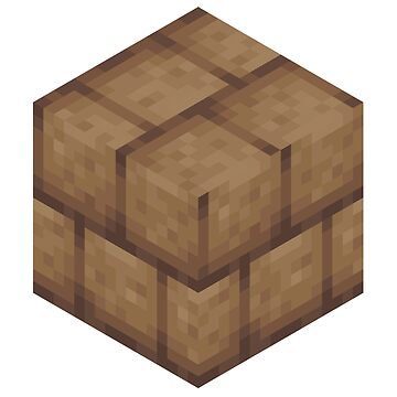 "Mud Bricks Block Minecraft Block Icon" Sticker for Sale by Darcekar ...