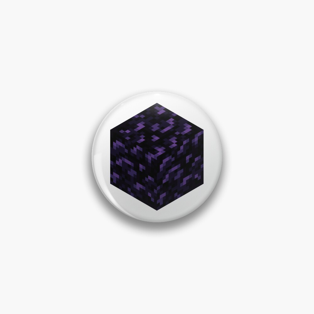 "Obsidian Block Minecraft Block Icon" Sticker for Sale by Darcekar ...