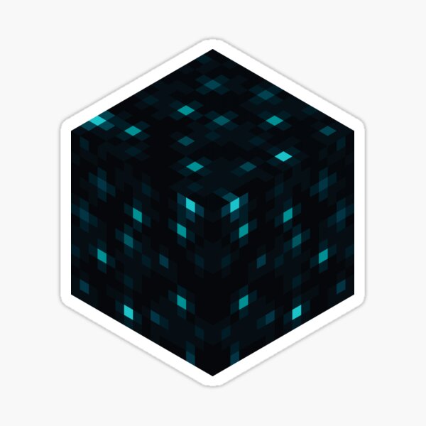 "Sculk Block Minecraft Block Icon" Sticker for Sale by Darcekar | Redbubble