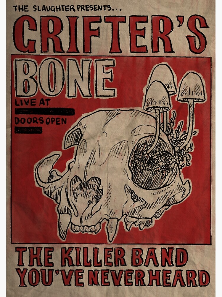"Grifter's Bone band poster" Poster for Sale by OlivePear | Redbubble