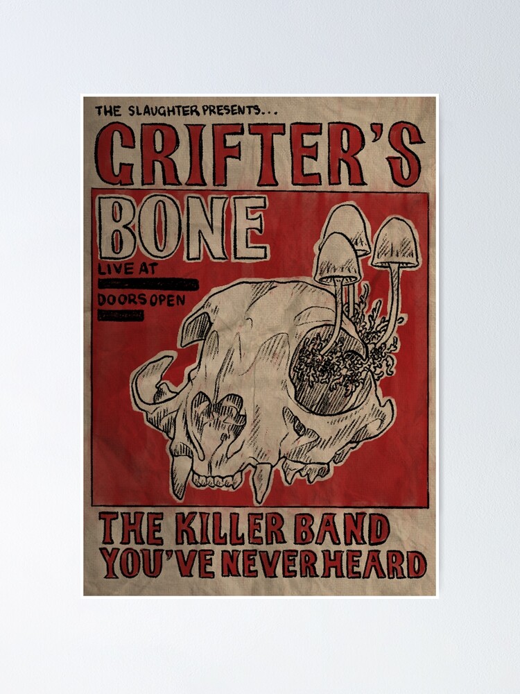 "Grifter's Bone band poster" Poster for Sale by OlivePear | Redbubble