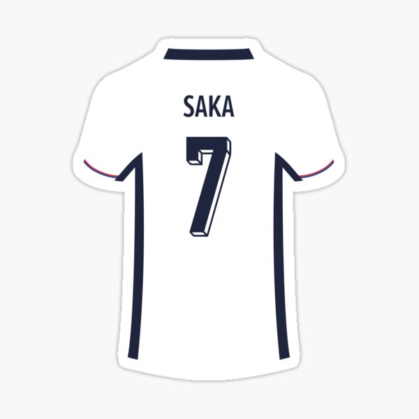 "Saka - England 2024" Sticker for Sale by On Target Sports | Redbubble
