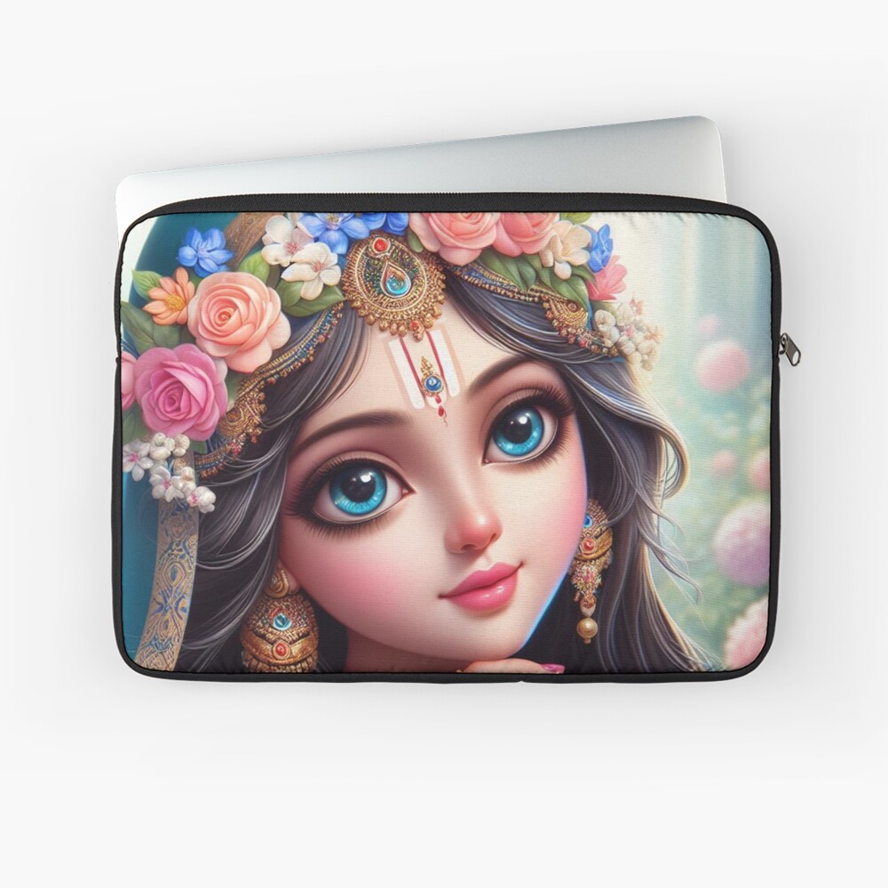 "Beautiful Radha Rani thinking about Krishna" Sticker for Sale by ...