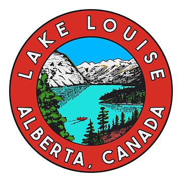 "Lake Louise Decal" Sticker for Sale by zsonn | Redbubble