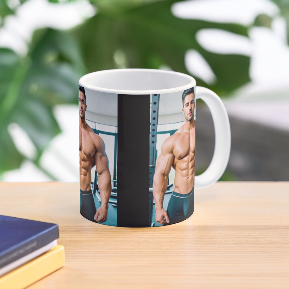"Male Bodybuilder in Black Trunks Second Image" Sticker for Sale by ...
