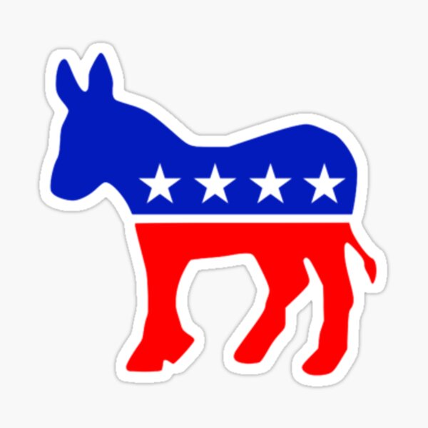 "Democrat" Sticker for Sale by joshuanaaa | Redbubble