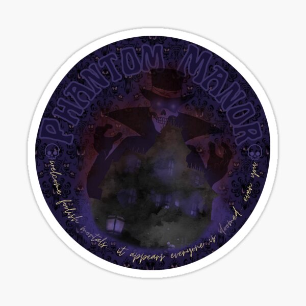 "Phantom Manor" Sticker for Sale by Art By Milanne