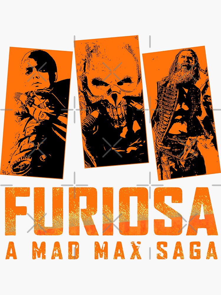 "Furiosa: A Mad Max Saga Chris Hemsworth Anya Taylor Joy" Sticker for ...