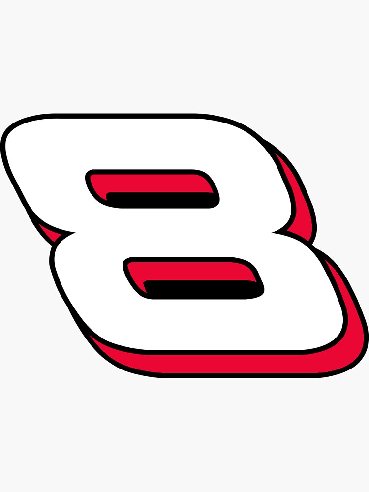 "NASCAR Dale Earnhardt Jr #8 sticker" Sticker for Sale by ...