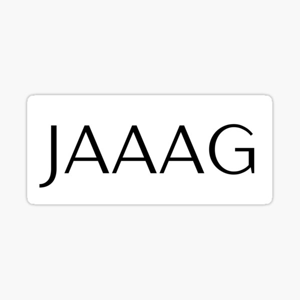 "Jaaag" Sticker for Sale by lanksydesign | Redbubble