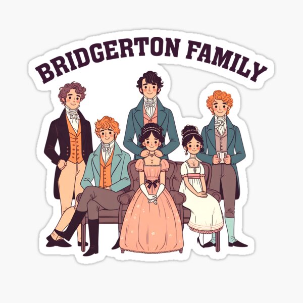 "Bridgerton Family" Sticker for Sale by MAGICKEY2024 | Redbubble