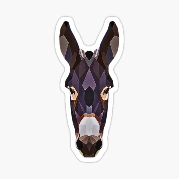 "Mule Sticker" Sticker for Sale by BadmintonArt | Redbubble