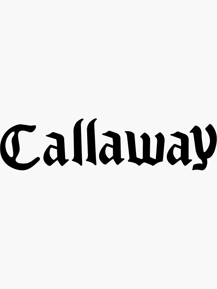 "Golf Logo Callaway" Sticker for Sale by zakief | Redbubble