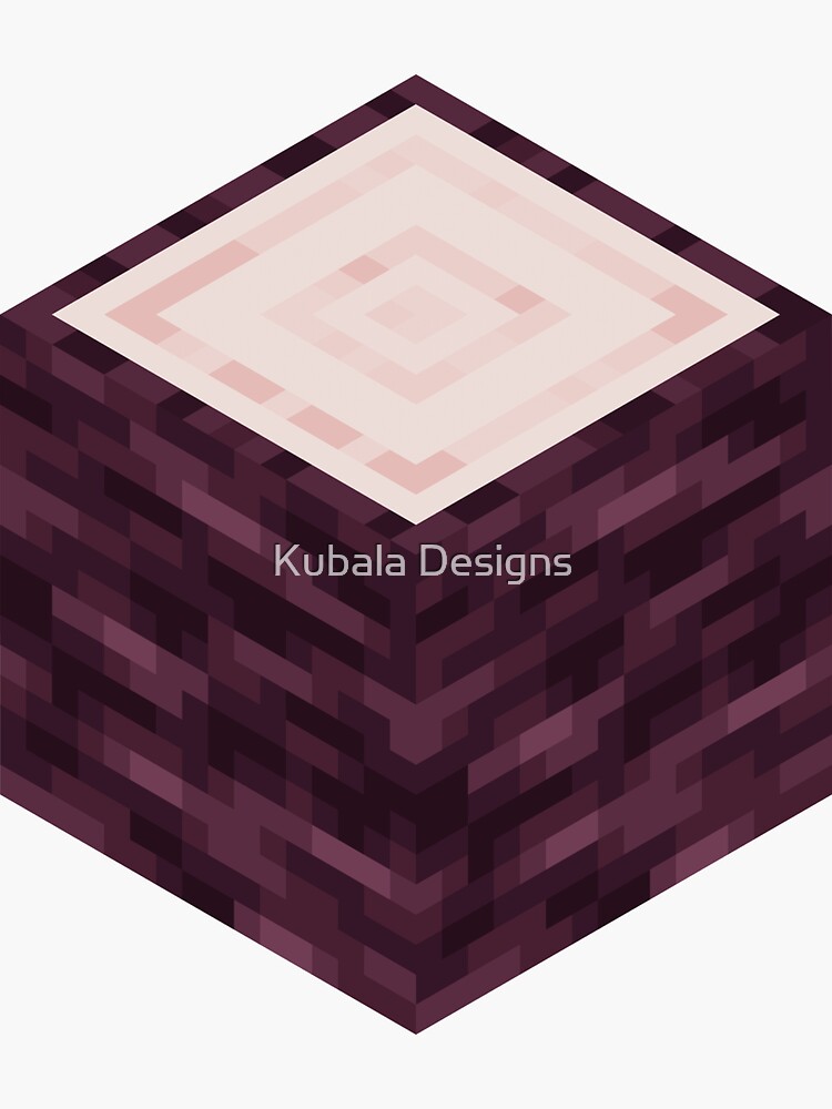 "Cherry Log Block Minecraft Block Icon" Sticker for Sale by Kubala ...