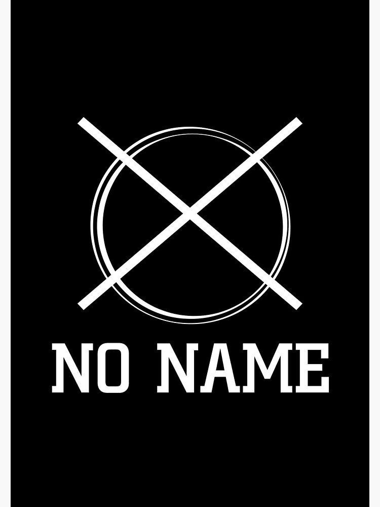 "This Is No Name" Spiral Notebook for Sale by TGdigital | Redbubble