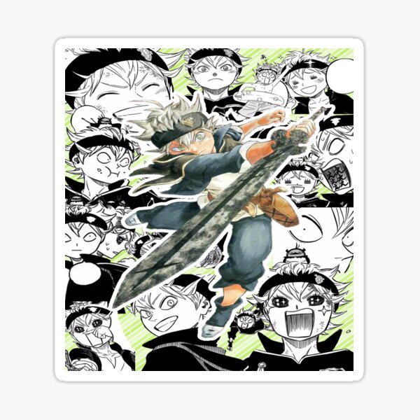 "Asta - Black Clover" Sticker for Sale by Seshita | Redbubble