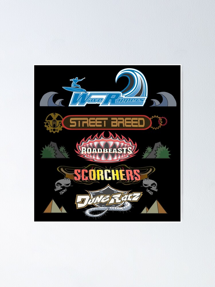 "Highway 35 World Race Team Logos" Poster for Sale by TekuDreams ...