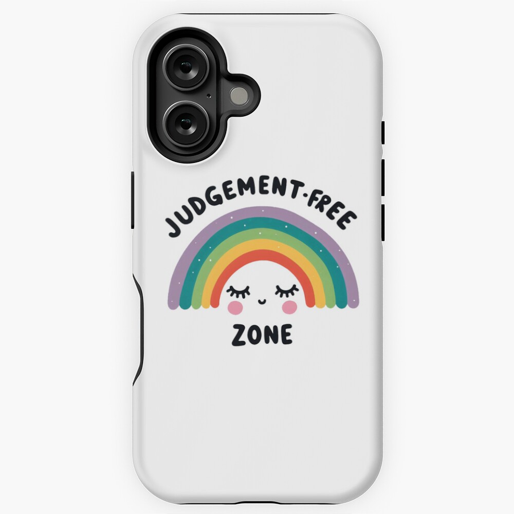 " Judgement-free zone Sticker" Sticker for Sale by Infographica | Redbubble