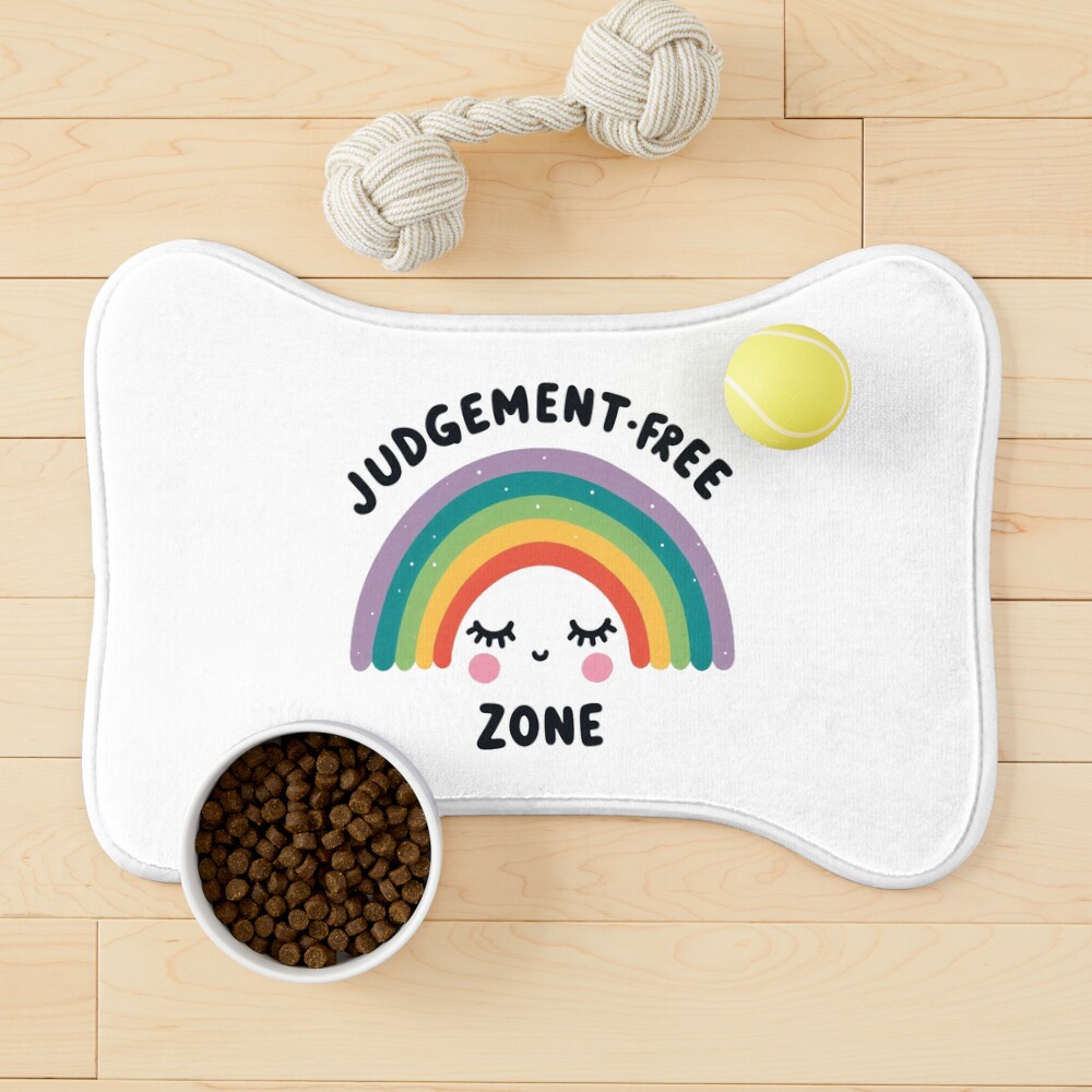 " Judgement-free zone Sticker" Sticker for Sale by Infographica | Redbubble