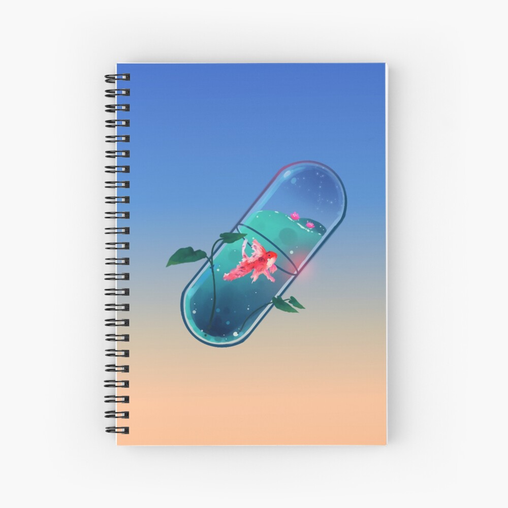 "Capsule" Spiral Notebook for Sale by SeerStuff | Redbubble