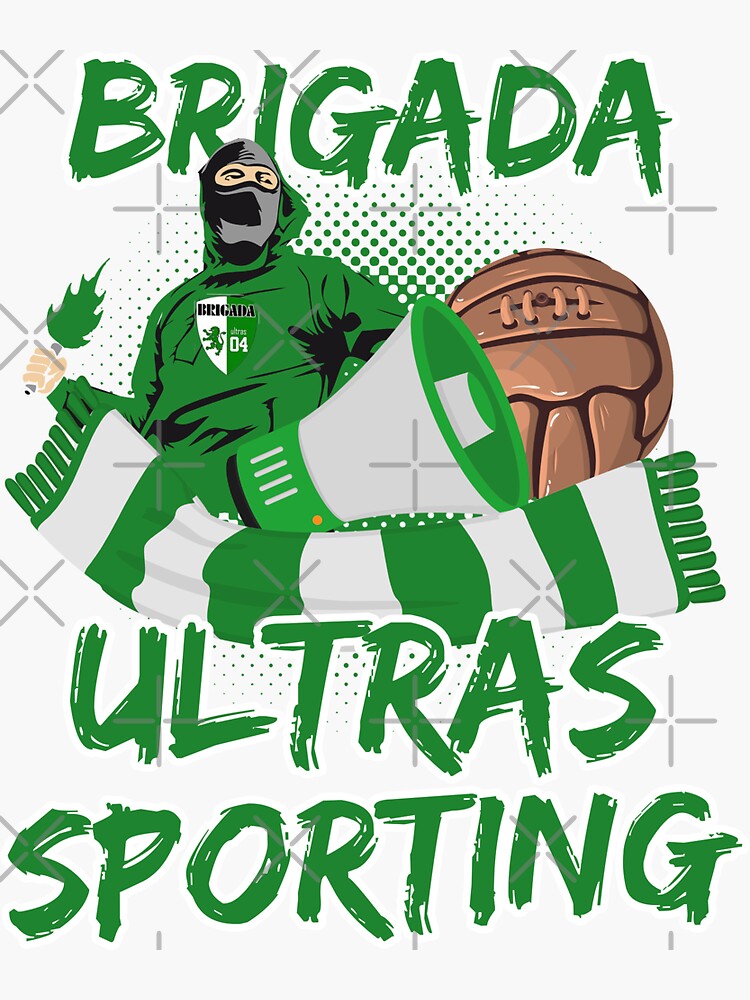 "Brigada Ultras Sporting" Sticker for Sale by Muss 86 | Redbubble