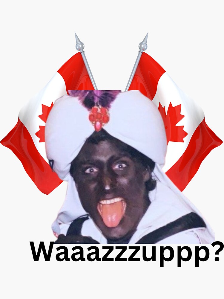 "Wazzupp Canada" Sticker for Sale by Dweebly | Redbubble