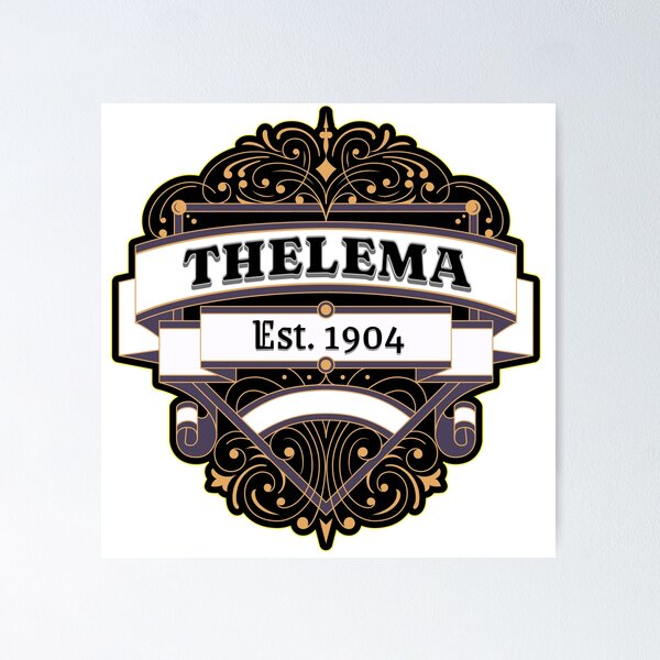 "Vintage Thelema Logo" Poster for Sale by smokewolf | Redbubble