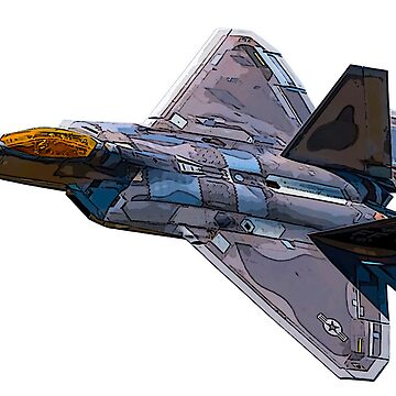 "F-22 Raptor sticker" Sticker by IbarraDesigns | Redbubble