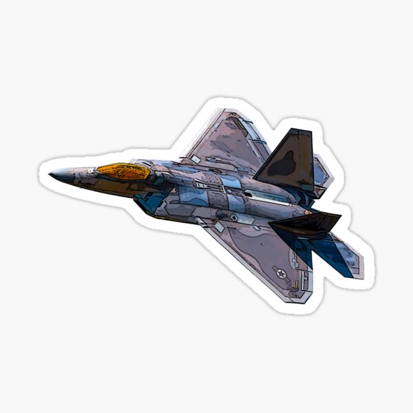 "F-22 Raptor sticker" Sticker by IbarraDesigns | Redbubble