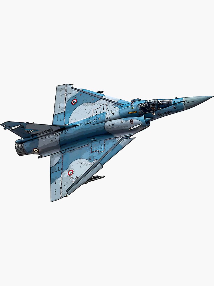 "Mirage-2000 sticker" Sticker by IbarraDesigns | Redbubble