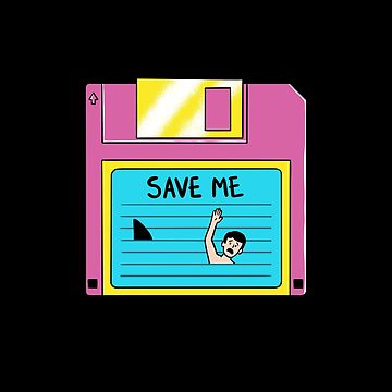 "Save me" Sticker for Sale by coffeeman | Redbubble