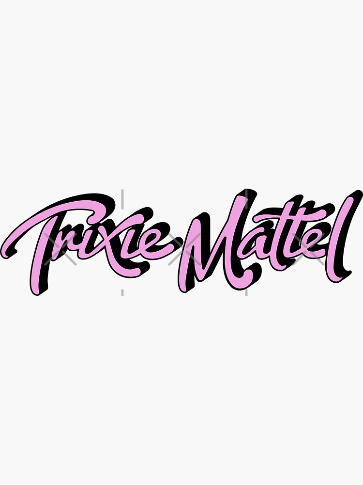Trixie Mattel Merch Trixie Mattel Logo Sticker for Sale by ILLUCEND ARTS Redbubble