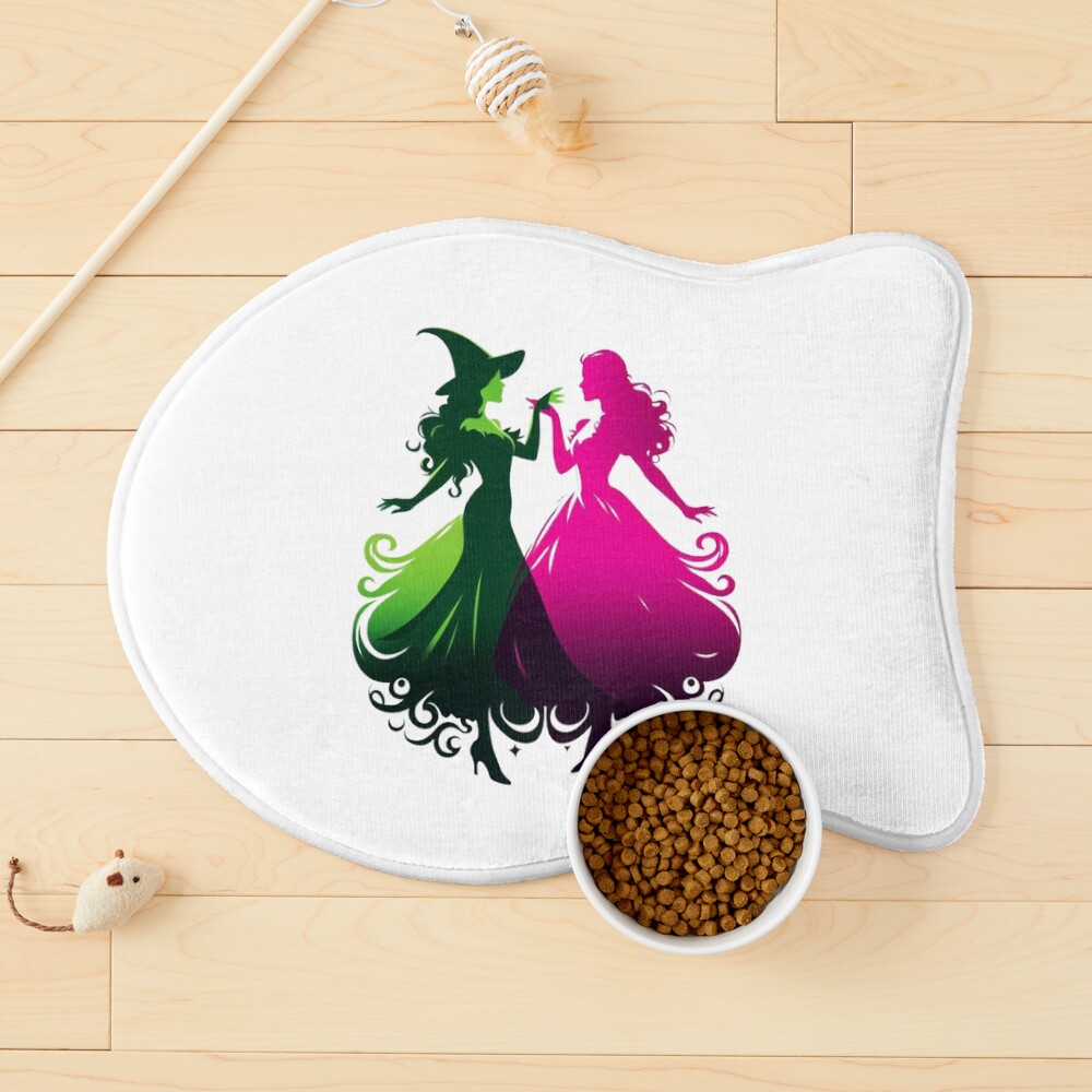 "Elphaba & Glinda Wicked the Musical" Sticker for Sale by NerdiPop ...