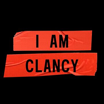 "I am Clancy TOP" Sticker for Sale by QlickDesign | Redbubble