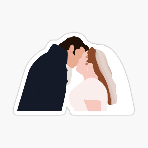 "Polin Wedding Bridgerton " Sticker for Sale by vandaziba | Redbubble