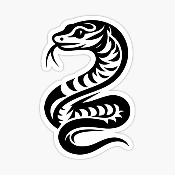 "Snake Logo" Sticker for Sale by Anita Strifler | Redbubble