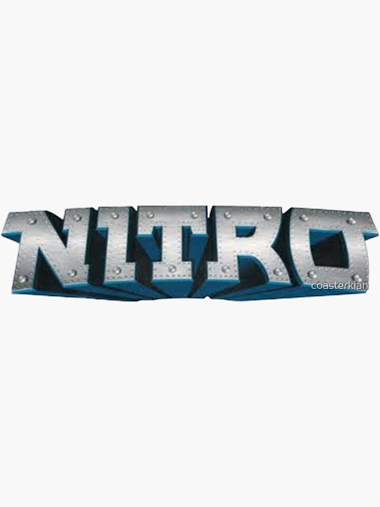 "nitro logo" Sticker for Sale by coasterkian | Redbubble