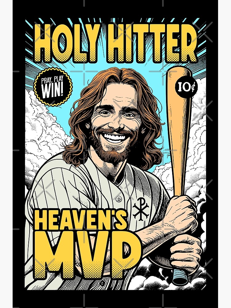 Jesus Playing Baseball Posters