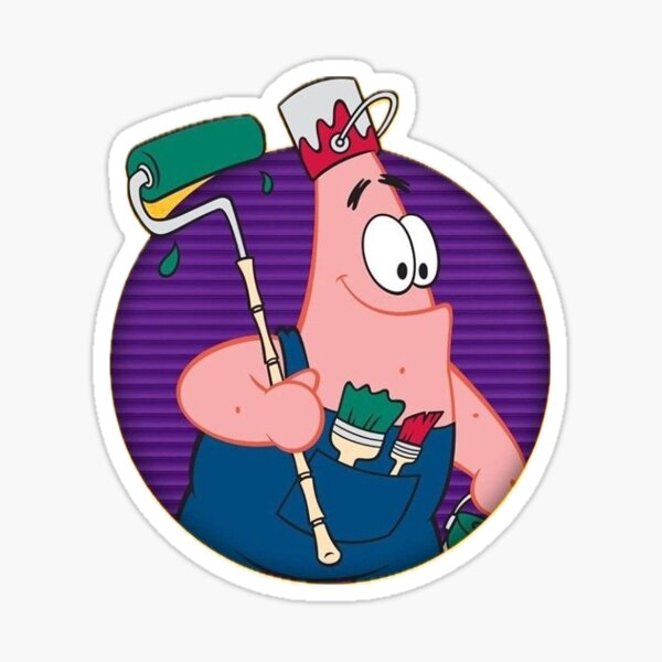 "SpongeBob Patrick meme" Sticker for Sale by agirlnamedyuki | Redbubble