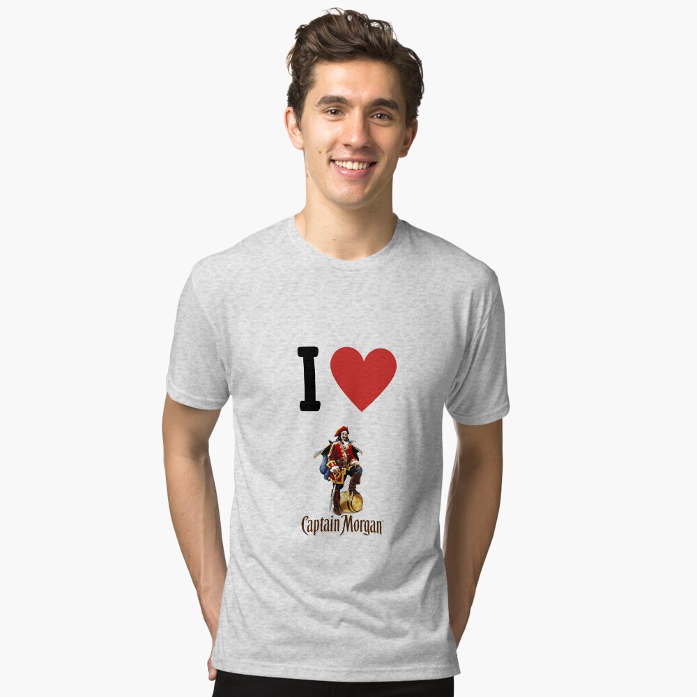 "I Love Captain Morgan" Sticker by Studio RTN | Redbubble