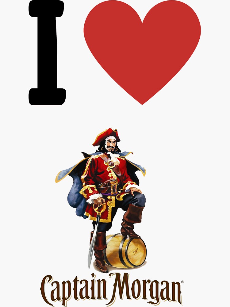 Captain Morgan Stickers CAPTAIN MORGAN BLACK LABEL