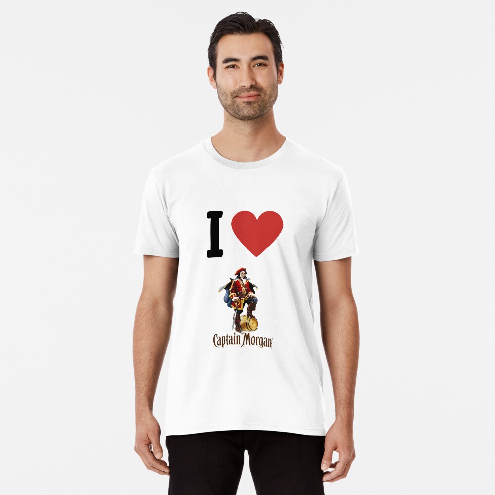 "I Love Captain Morgan" Sticker by Studio RTN | Redbubble