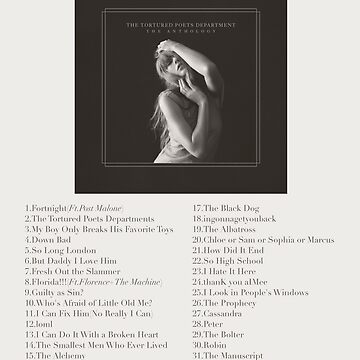 "The tortured poets department,ttpd the anyhology album poster with ...
