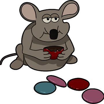 "rat eating alone meme" Sticker by Asutip | Redbubble