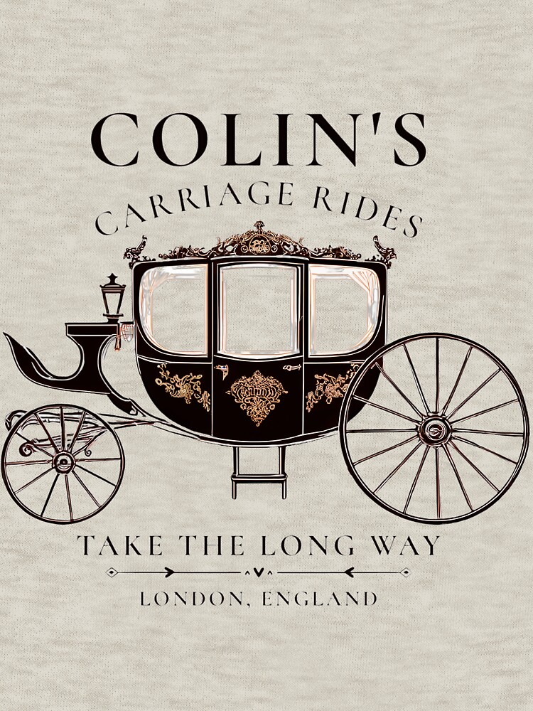 "Colin Bridgerton's Carriage Rides - Chic London Design" Classic T ...