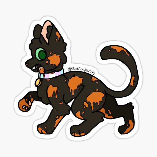 "Pride Cats: Transgender Kitty Sticker" Sticker for Sale by JustAcrylic ...